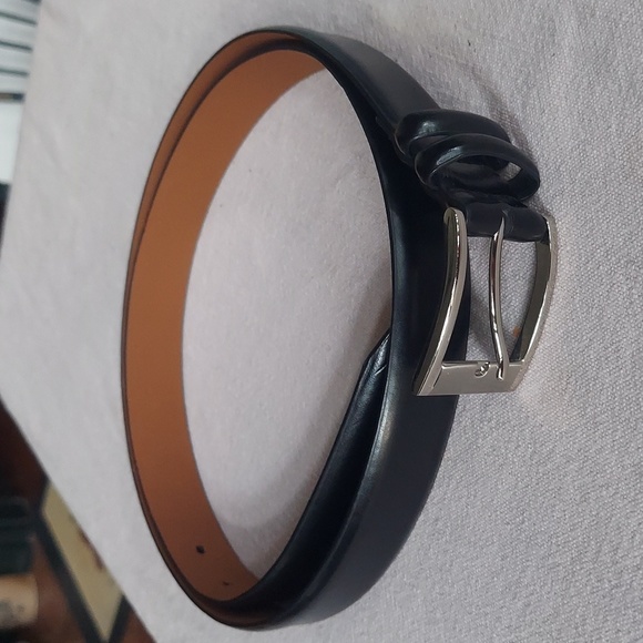 No name | Accessories | Mens Black Belt Size 44 Genuine Leather Manmade ...